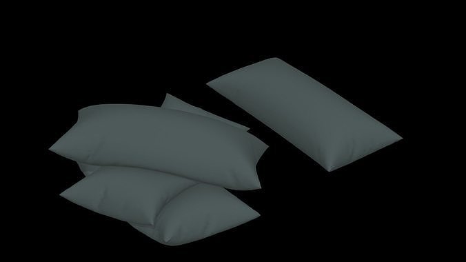 3D model Pillow VR / AR / low-poly | CGTrader