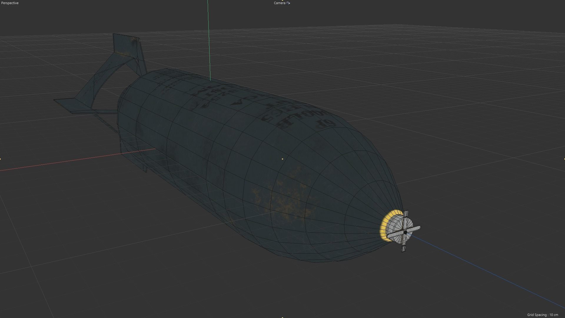 bomb 550 World War II free VR / AR / low-poly 3D model | CGTrader