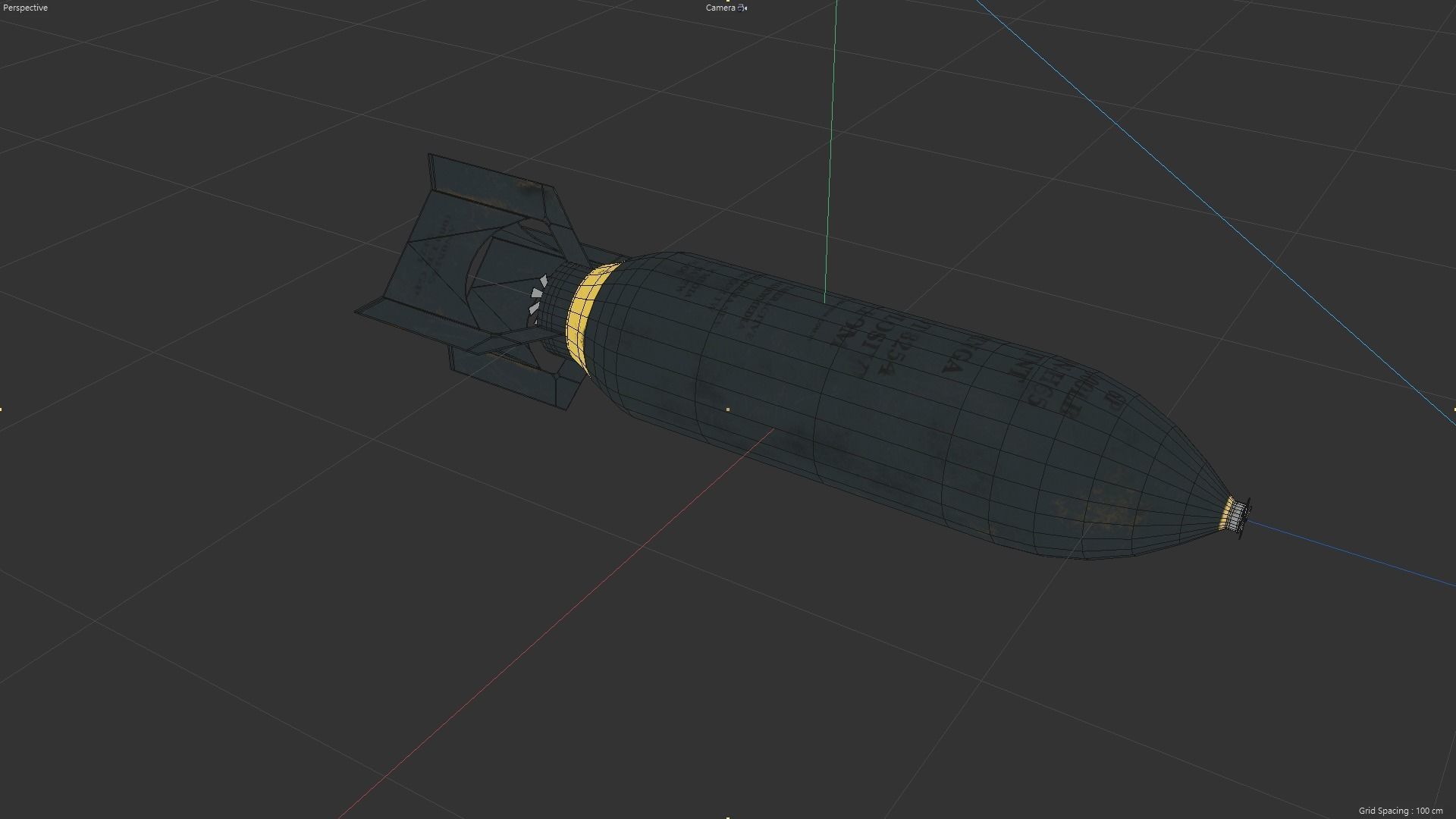 bomb 550 World War II free VR / AR / low-poly 3D model | CGTrader