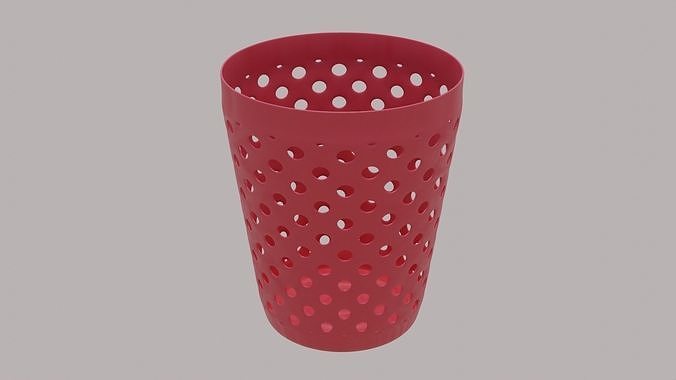 Trash bin free 3D model | CGTrader