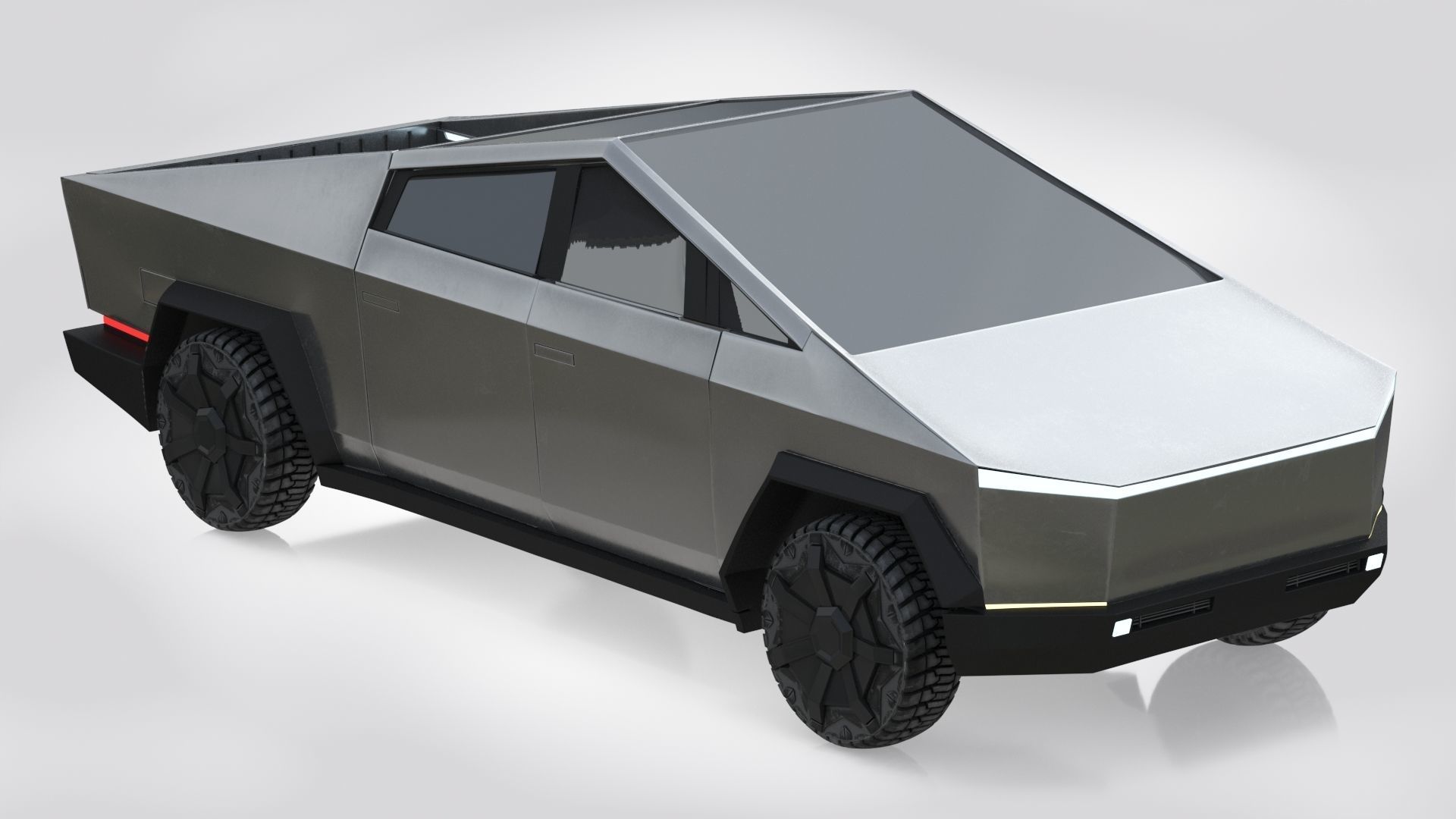 3D model Animated Tesla Cybertruck VR / AR / low-poly | CGTrader