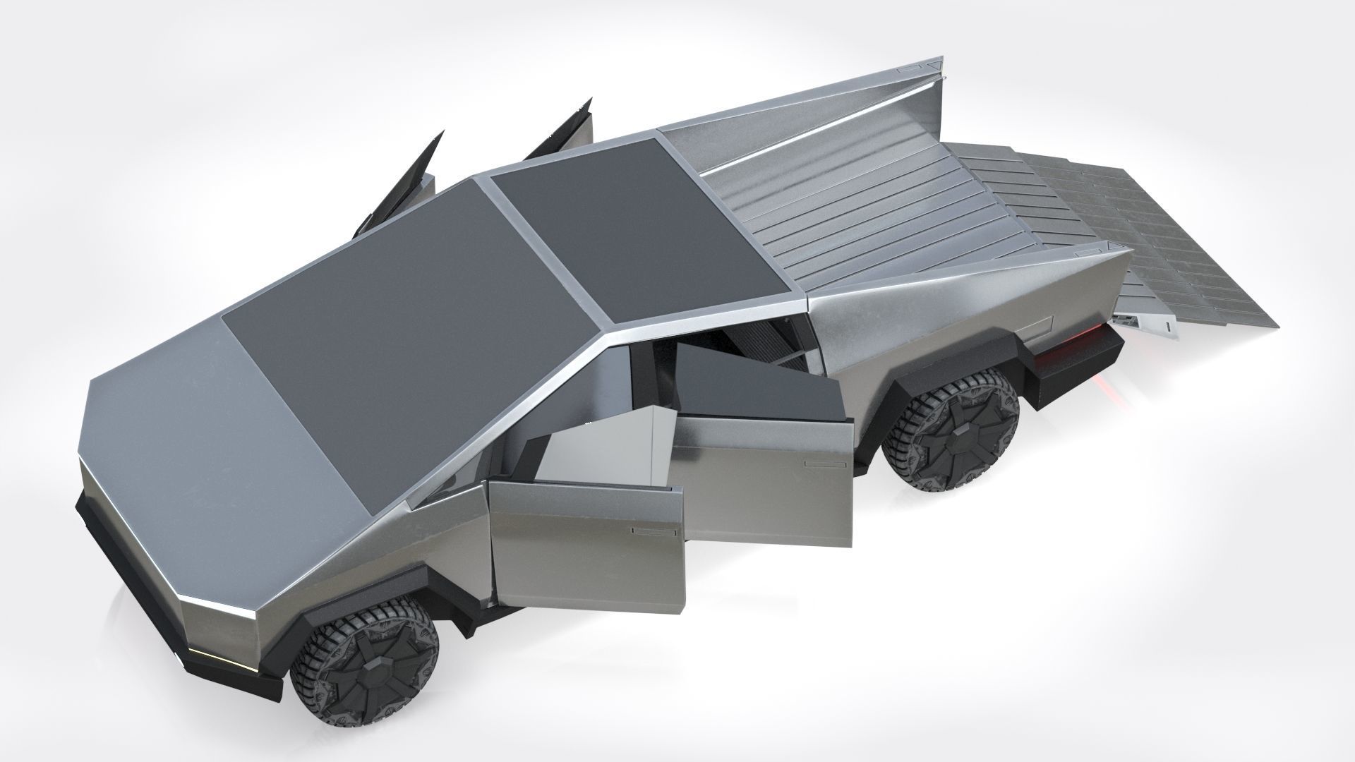 3D model Animated Tesla Cybertruck VR / AR / low-poly | CGTrader