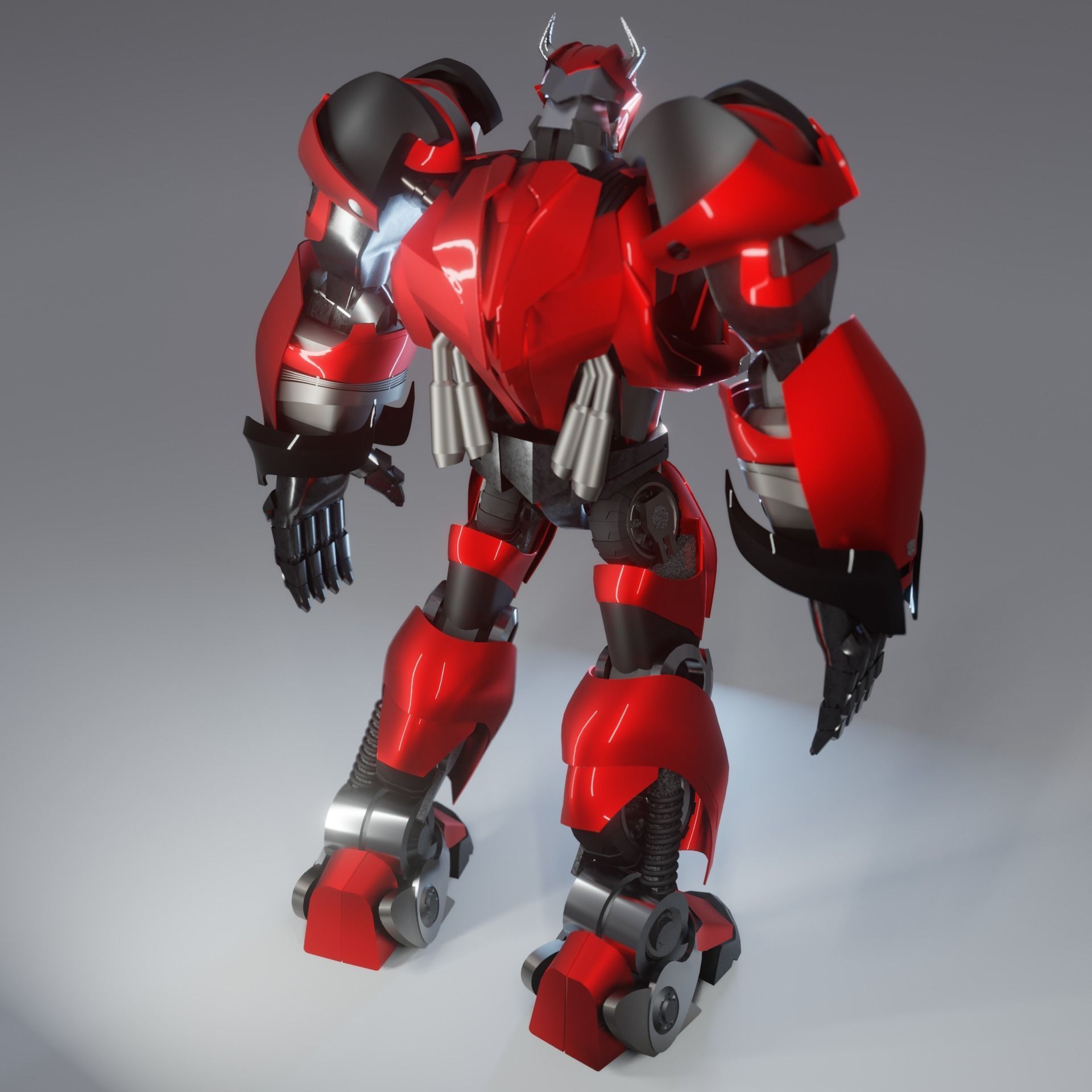 TRANSFORMERS PRIME Cliffjumper 3D model remaster free 3D model rigged ...