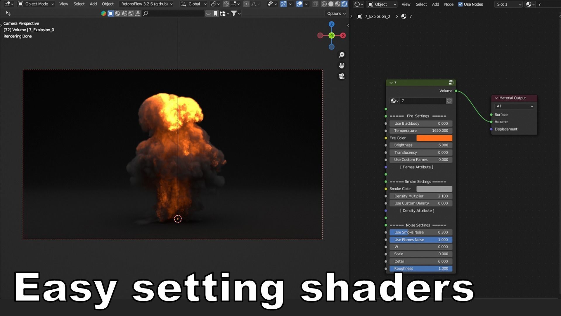 Super Realistic Explosion 7 -vdb animated 3D model animated | CGTrader