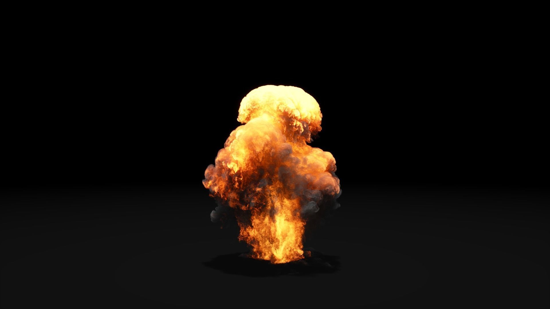 Super Realistic Explosion 7 -vdb animated 3D model animated | CGTrader