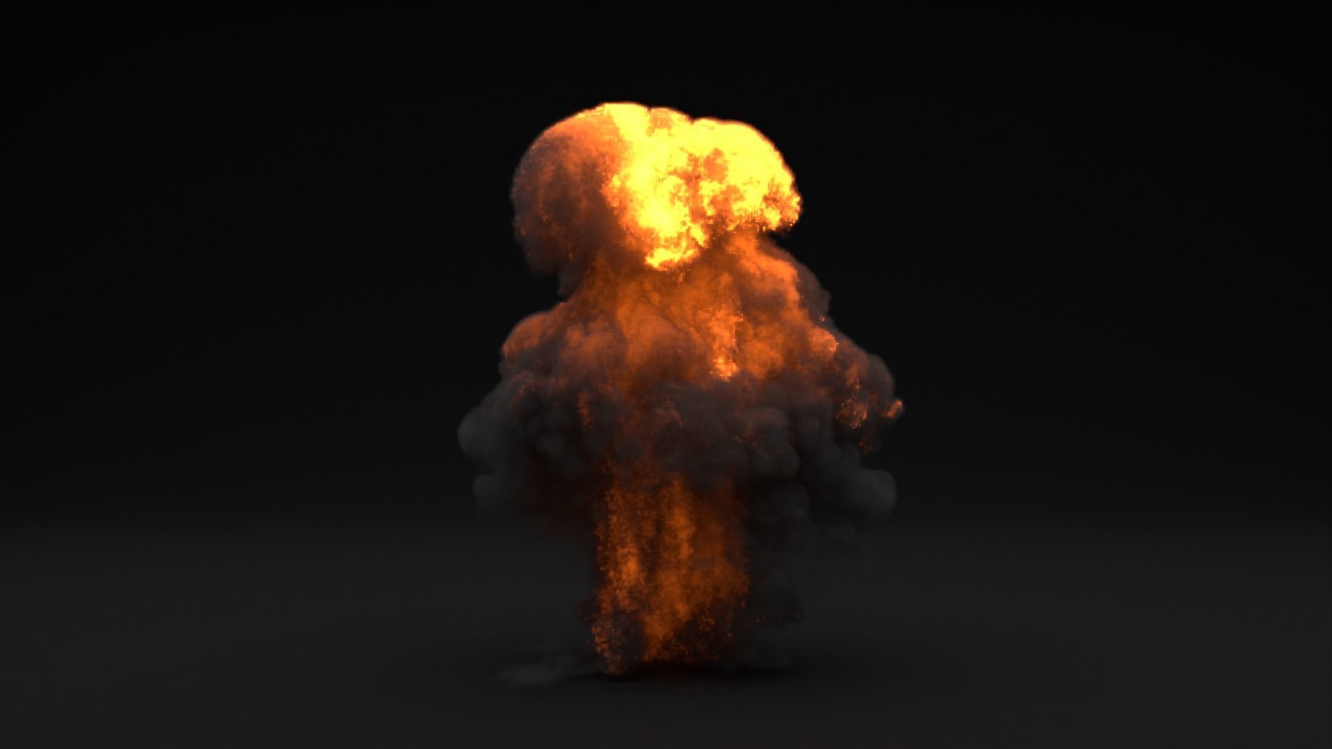 Super Realistic Explosion 7 -vdb animated 3D model animated | CGTrader