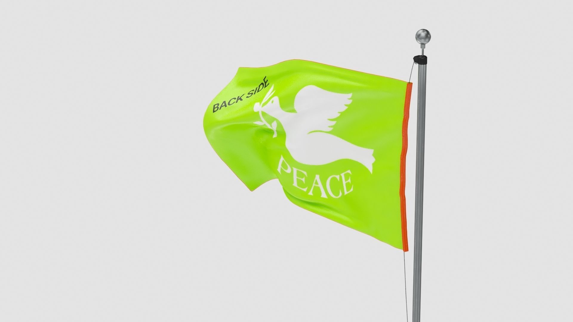 3D model STD Animated Loop Flag VR / AR / low-poly | CGTrader