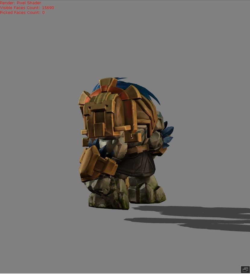 3D model Grock Ancient Golem S24 Skin VR / AR / low-poly | CGTrader