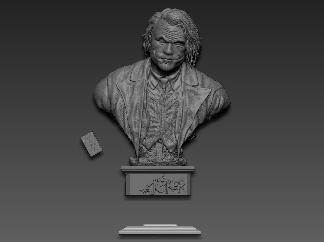 Joker 3D model 3D printable | CGTrader