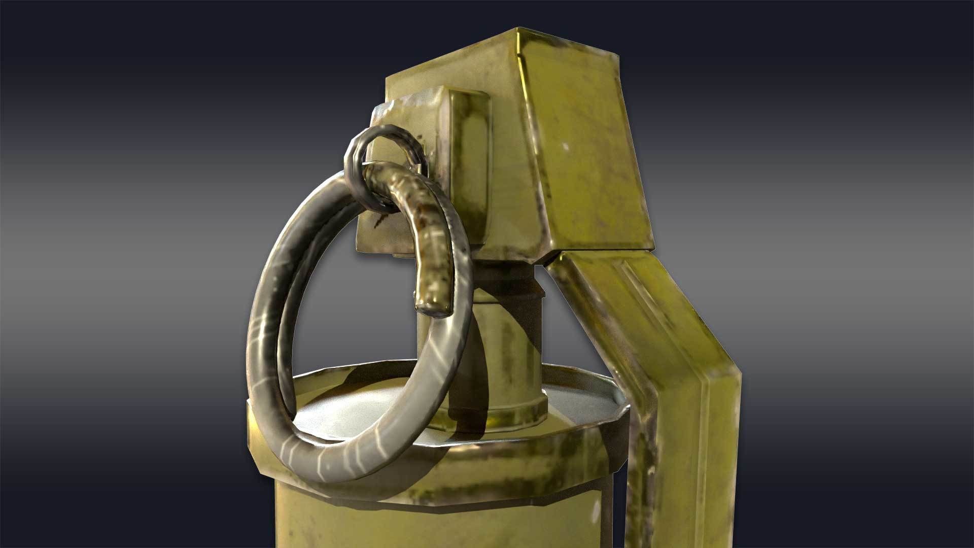 M13 Smoke Grenade 3D model | CGTrader