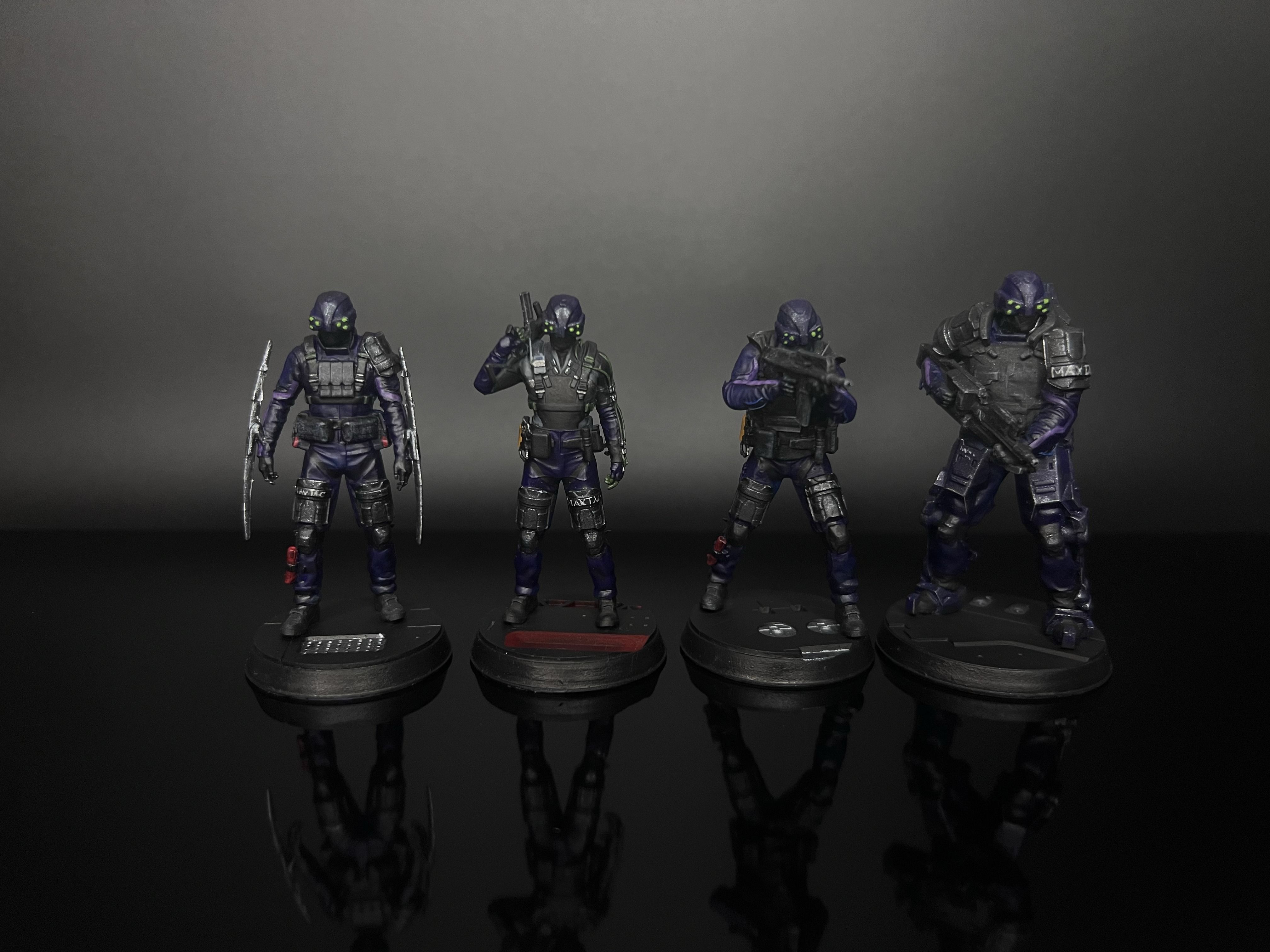 Cyberpunk Max Tac miniatures 3D model 3D printable | CGTrader