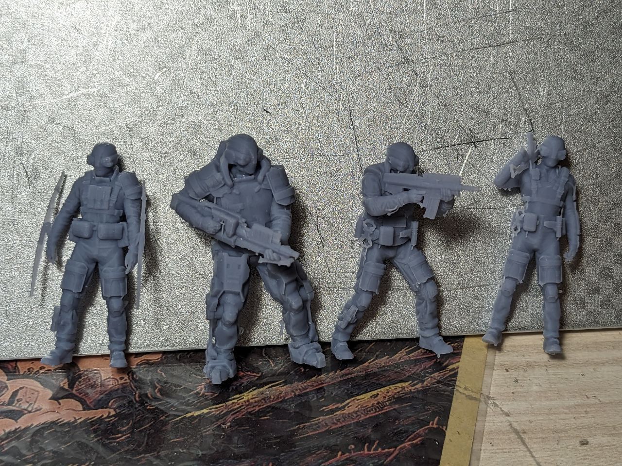 Cyberpunk Max Tac miniatures 3D model 3D printable | CGTrader