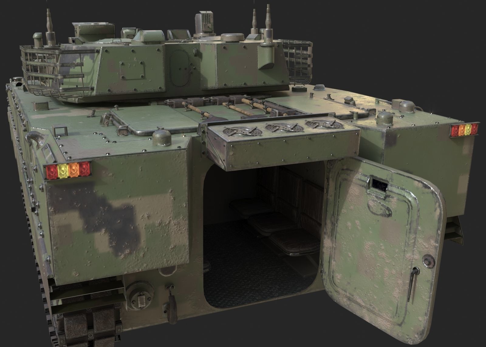 3D model 4 coatings of PLA Army ZBD04 ZBD-04 Infantry Fighting Vehicle VR / AR / low-poly | CGTrader