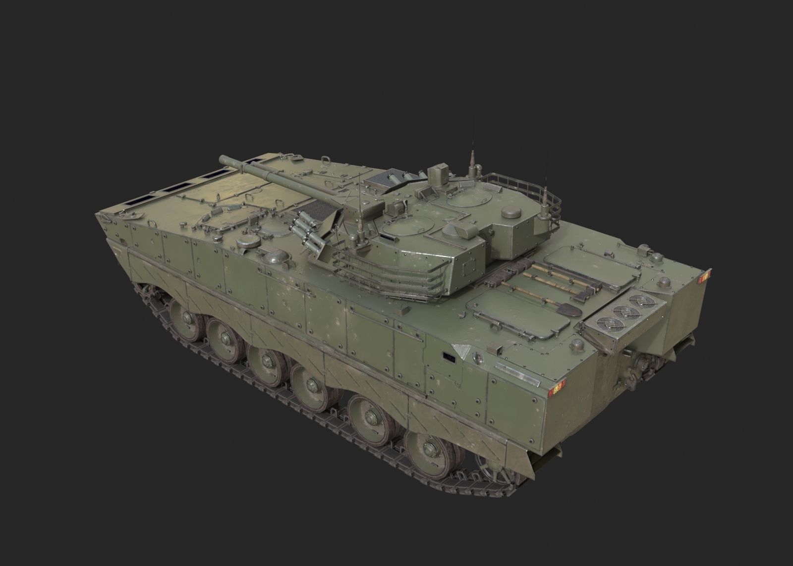 3D model 4 coatings of PLA Army ZBD04 ZBD-04 Infantry Fighting Vehicle ...