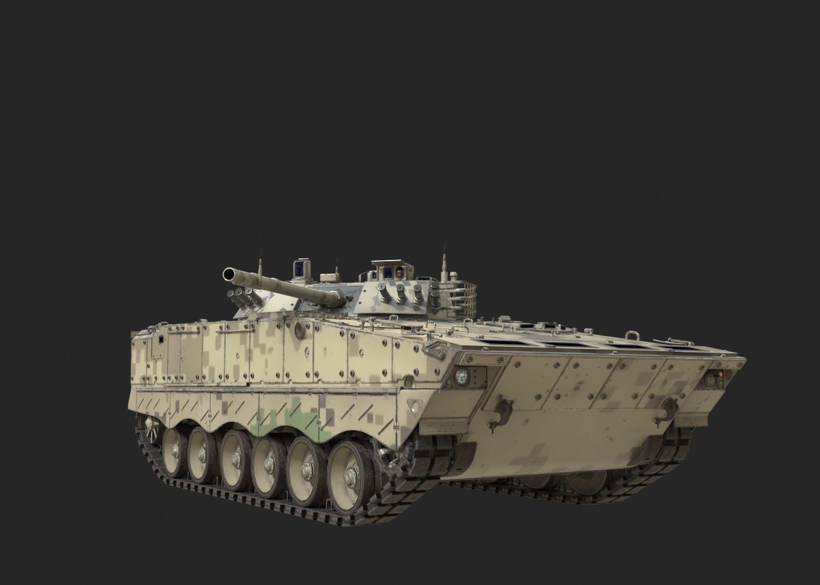 3D model 4 coatings of PLA Army ZBD04 ZBD-04 Infantry Fighting Vehicle ...