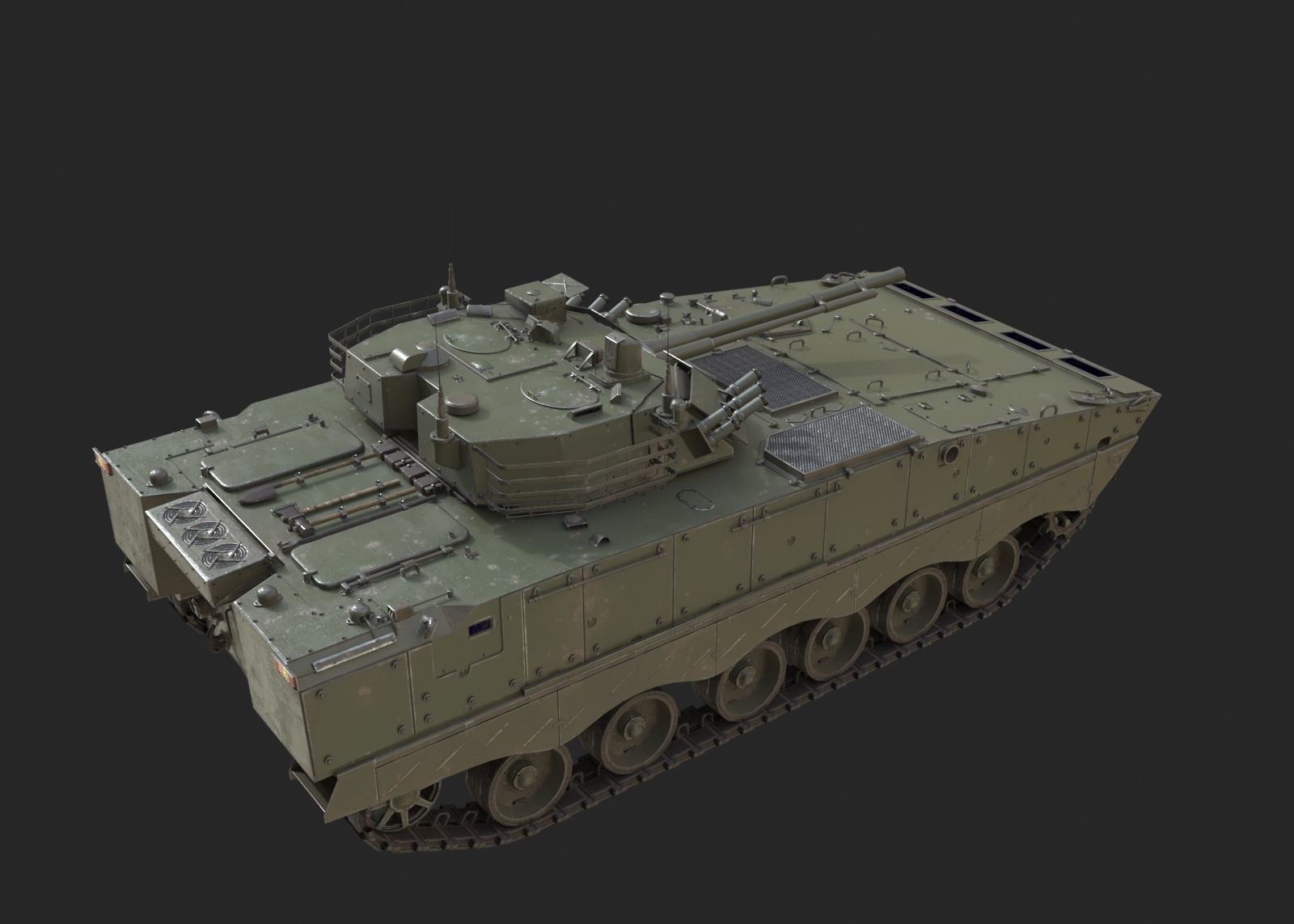 3D model 4 coatings of PLA Army ZBD04 ZBD-04 Infantry Fighting Vehicle ...