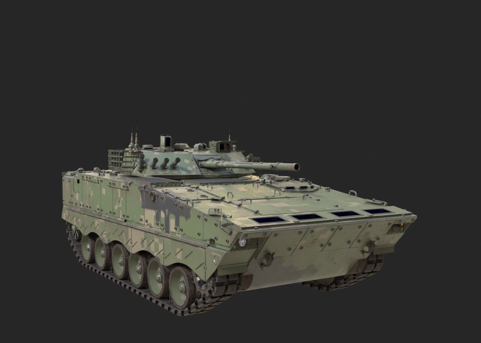 3D model 4 coatings of PLA Army ZBD04 ZBD-04 Infantry Fighting Vehicle VR / AR / low-poly | CGTrader