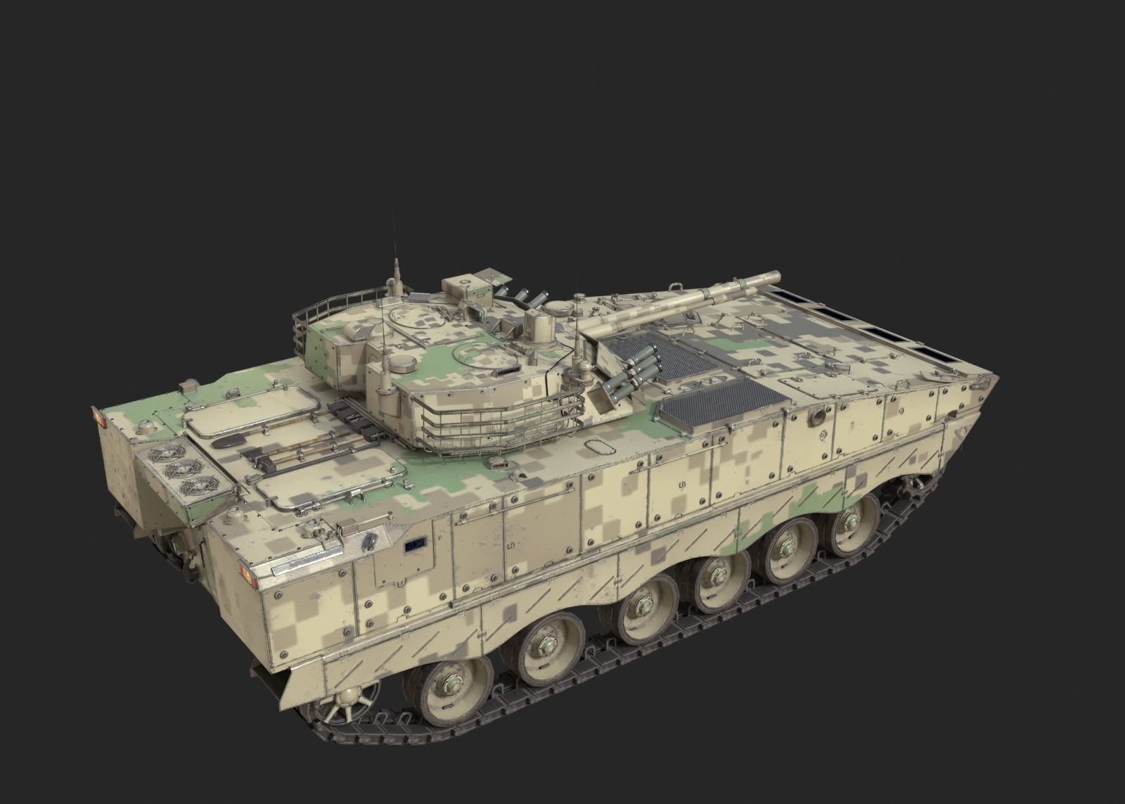 3D model 4 coatings of PLA Army ZBD04 ZBD-04 Infantry Fighting Vehicle VR / AR / low-poly | CGTrader