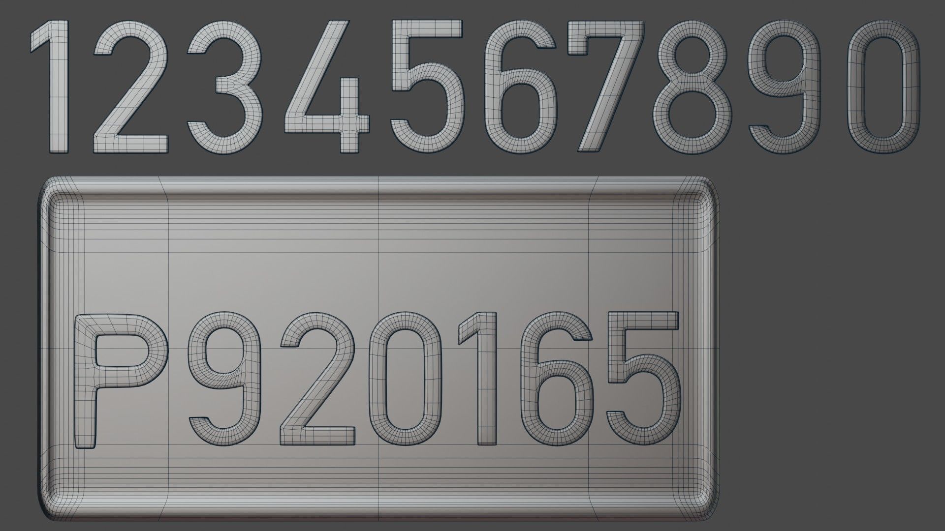 Customizable Lebanese license plate 3D model | CGTrader