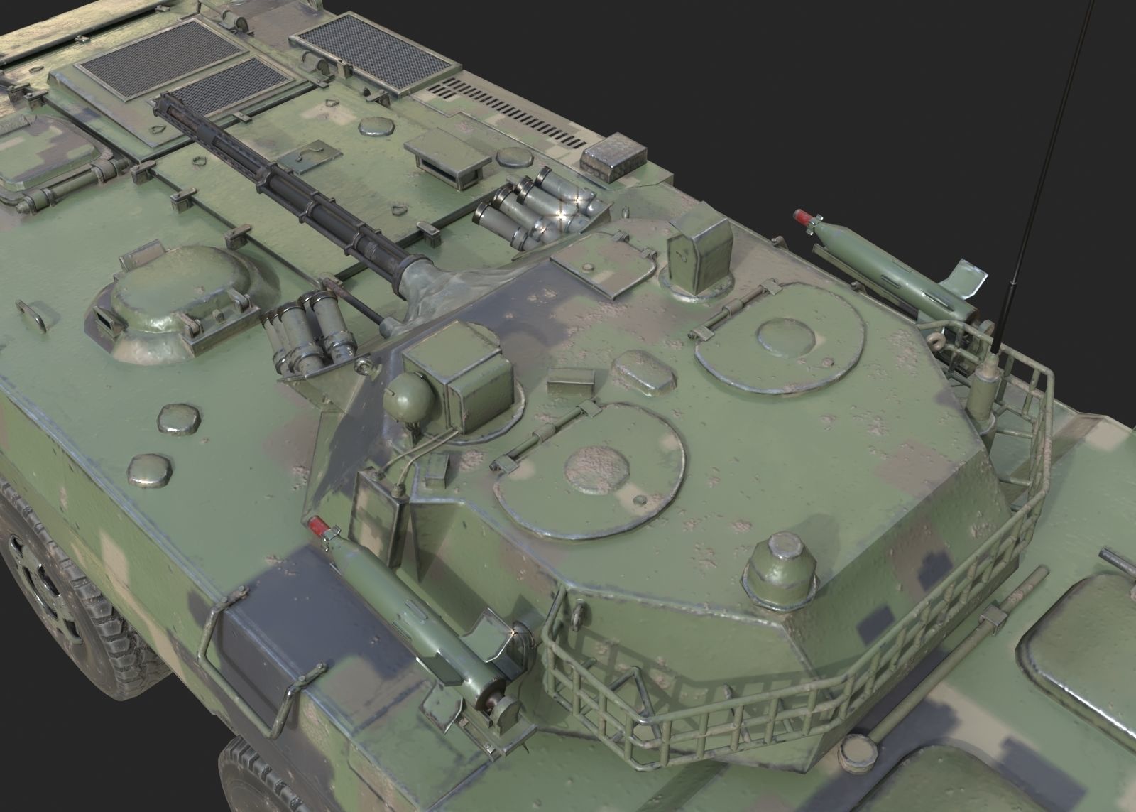 3D model 4 coatings of PLA Army ZBL09 ZBL-09 Infantry Fighting Vehicle ...