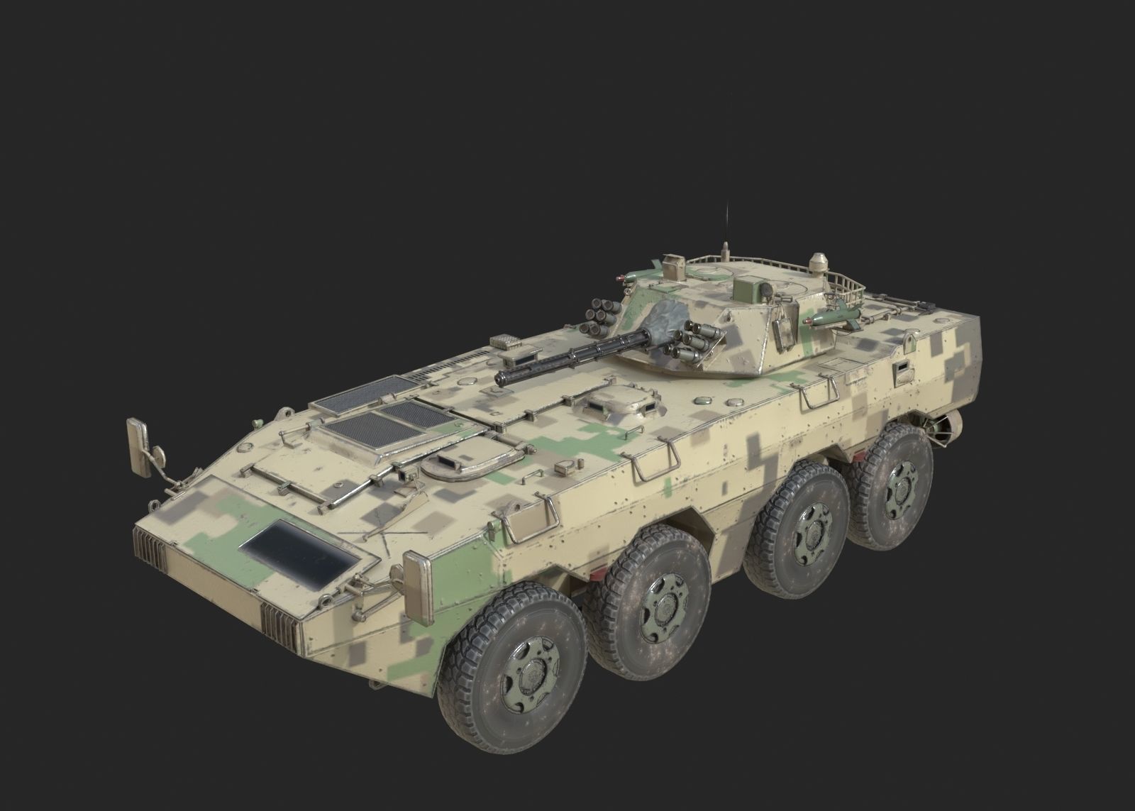 3D model 4 coatings of PLA Army ZBL09 ZBL-09 Infantry Fighting Vehicle ...