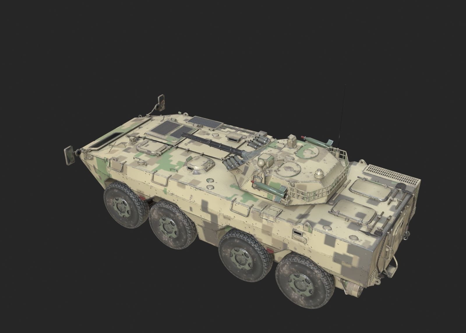 3D model 4 coatings of PLA Army ZBL09 ZBL-09 Infantry Fighting Vehicle ...