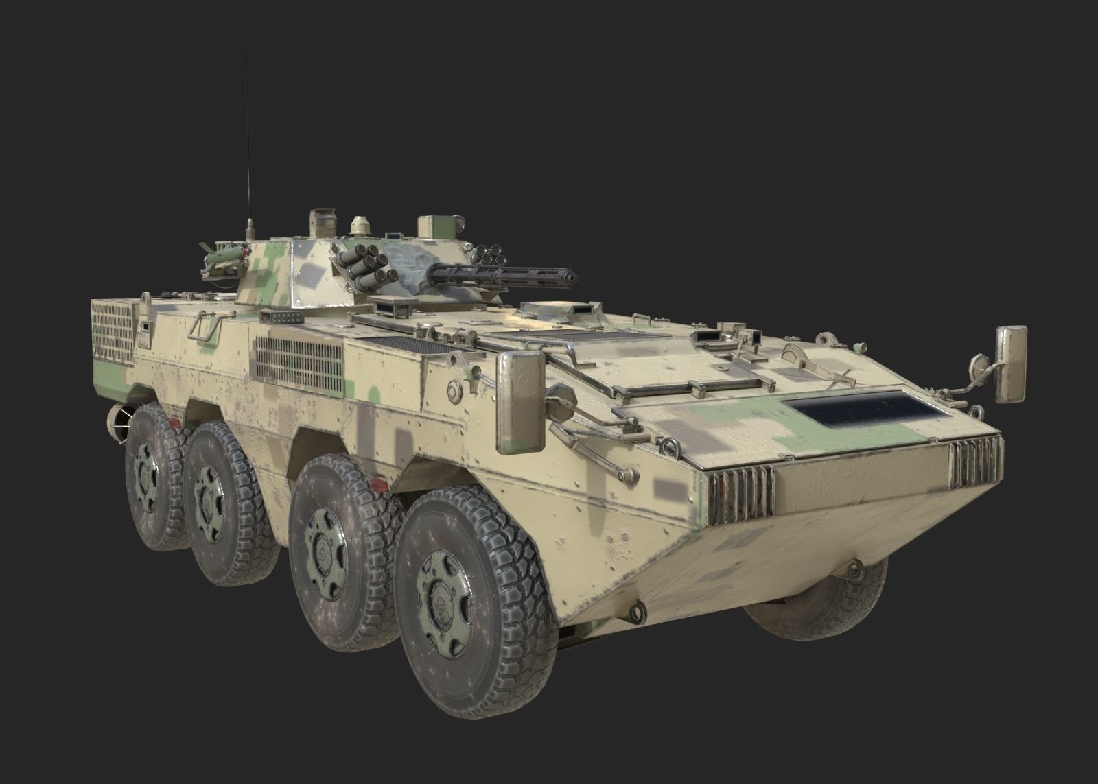 3D model 4 coatings of PLA Army ZBL09 ZBL-09 Infantry Fighting Vehicle ...