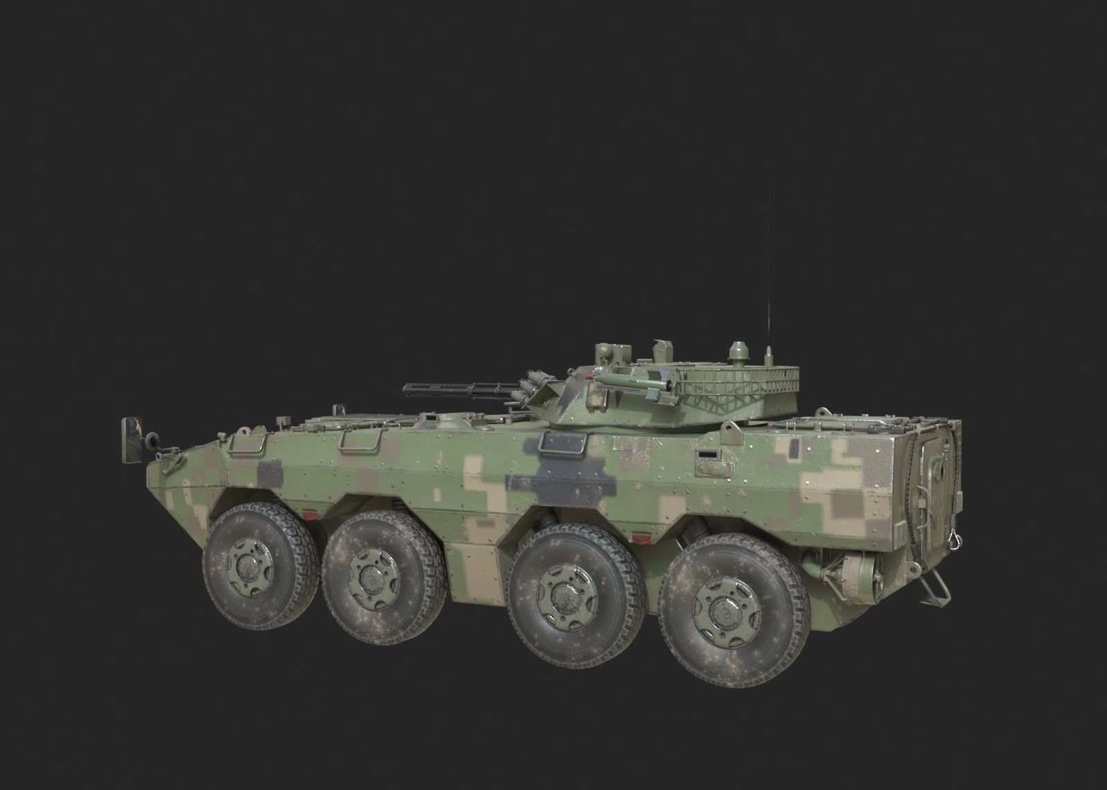 3D model 4 coatings of PLA Army ZBL09 ZBL-09 Infantry Fighting Vehicle ...