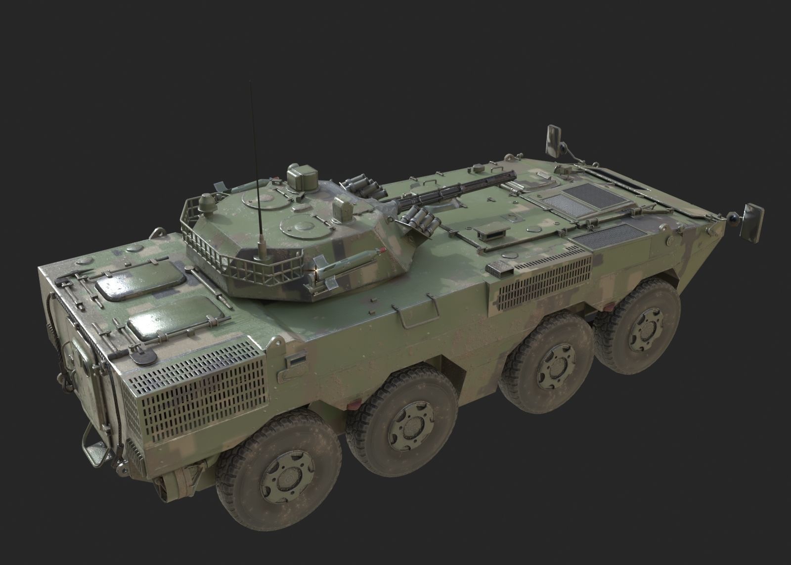3D model 4 coatings of PLA Army ZBL09 ZBL-09 Infantry Fighting Vehicle ...