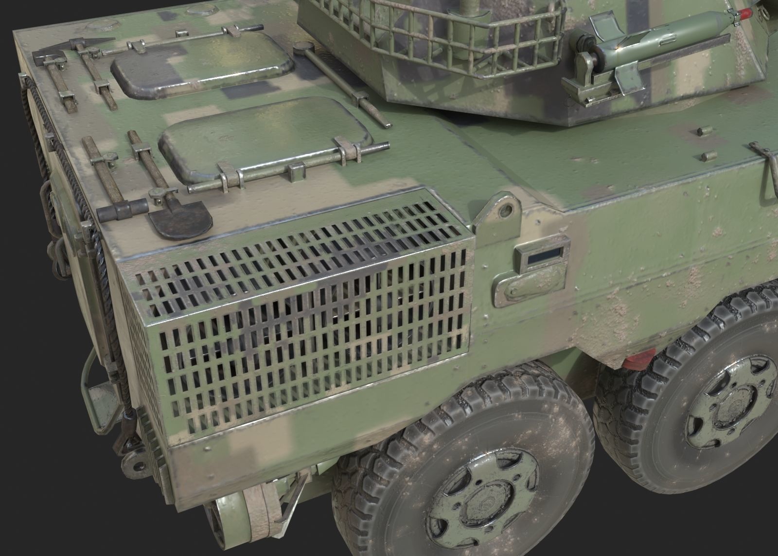 3D model 4 coatings of PLA Army ZBL09 ZBL-09 Infantry Fighting Vehicle ...