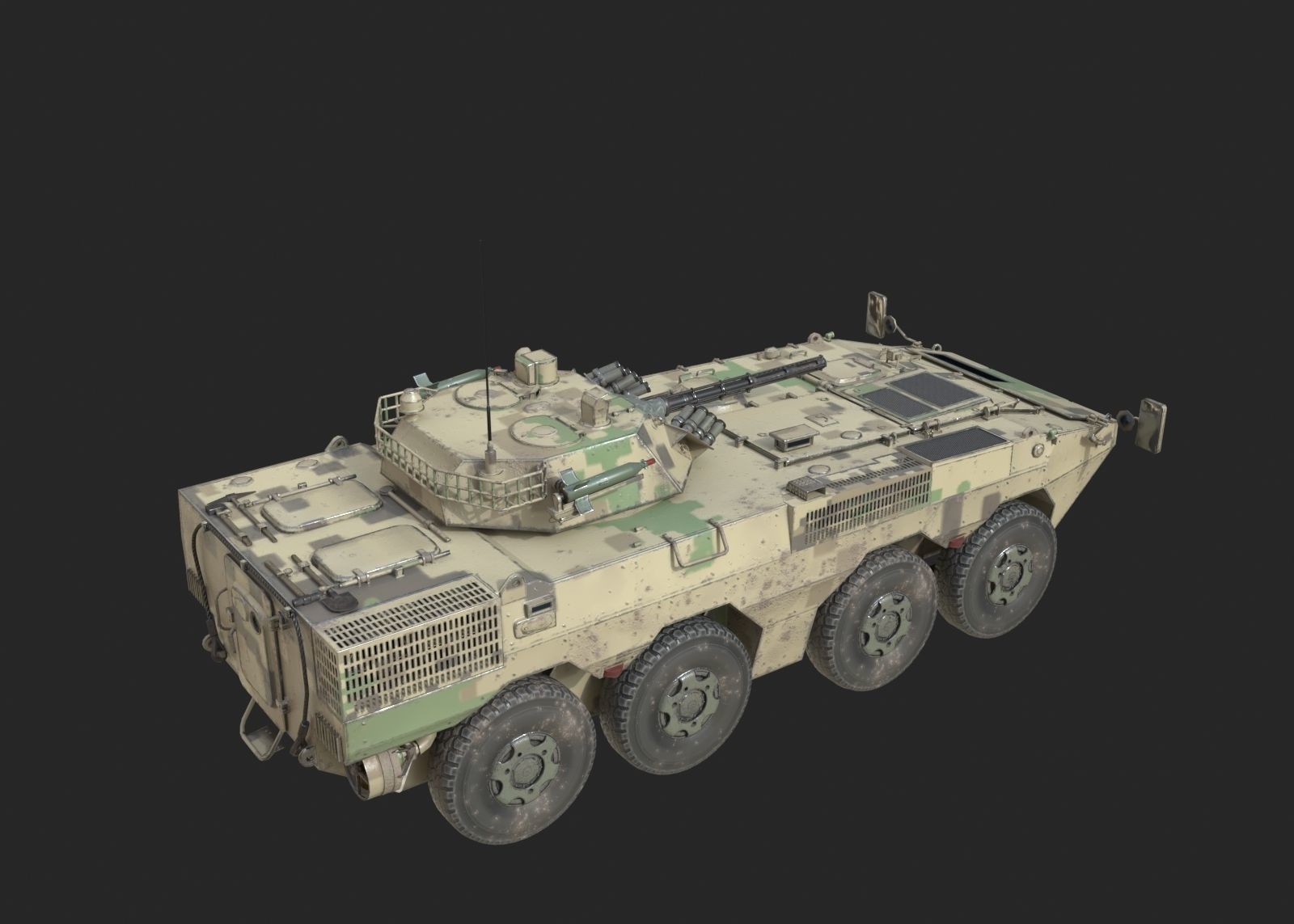3D model 4 coatings of PLA Army ZBL09 ZBL-09 Infantry Fighting Vehicle ...
