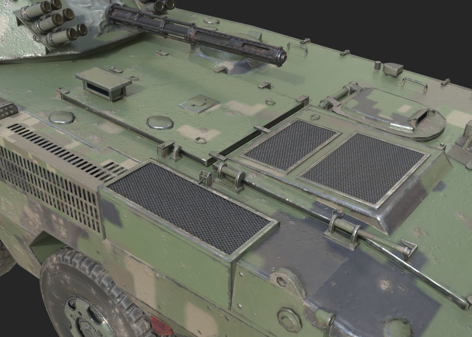 3D model 4 coatings of PLA Army ZBL09 ZBL-09 Infantry Fighting Vehicle ...