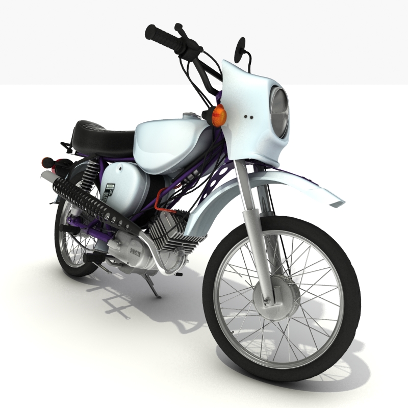 Simson S51 3D Model .max .obj .fbx - CGTrader.com
