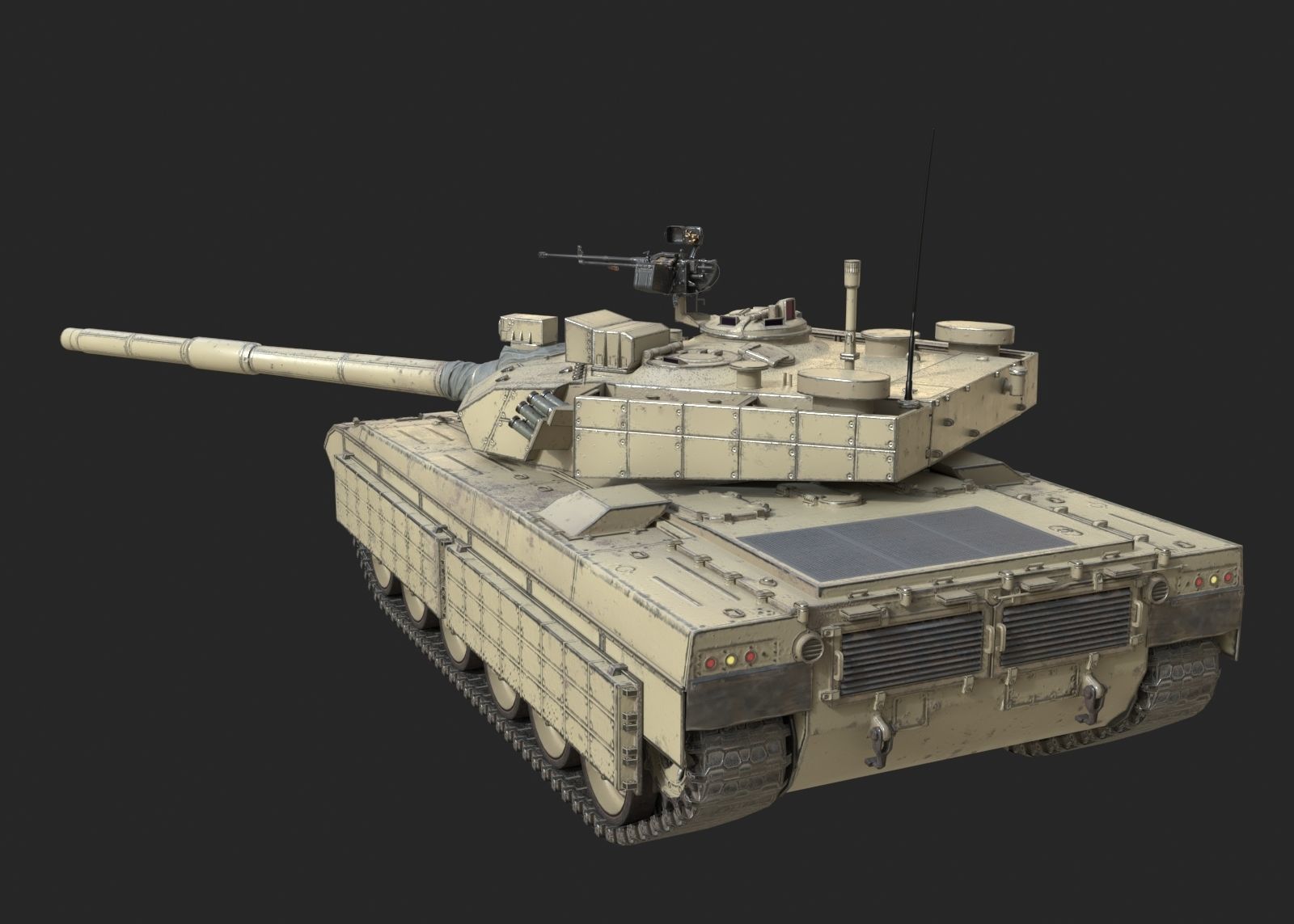 3D model 4 coatings of PLA Army ZTZ96B ZTZ-96B Main Battle Tank MBT VR ...