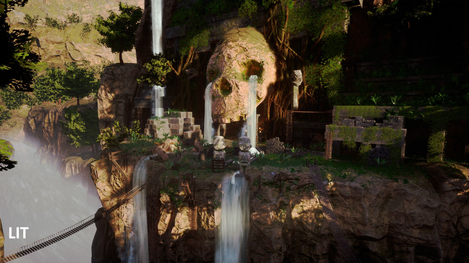 3D model Maya Temple Modular Kit -Unreal Engine- and -FBX- VR / AR ...