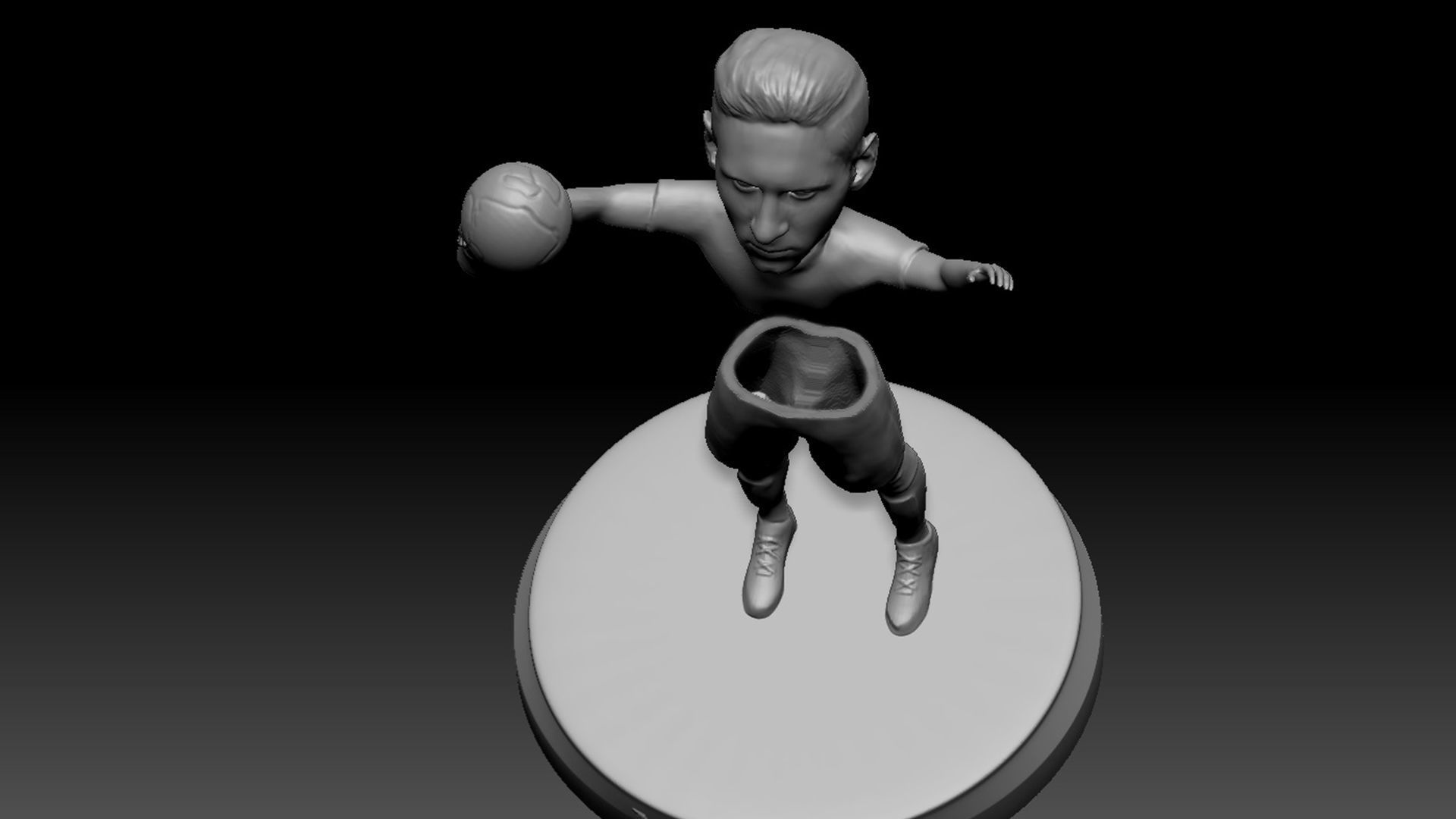 Lionel Messi with World Cup 3D print model 3D model 3D printable | CGTrader