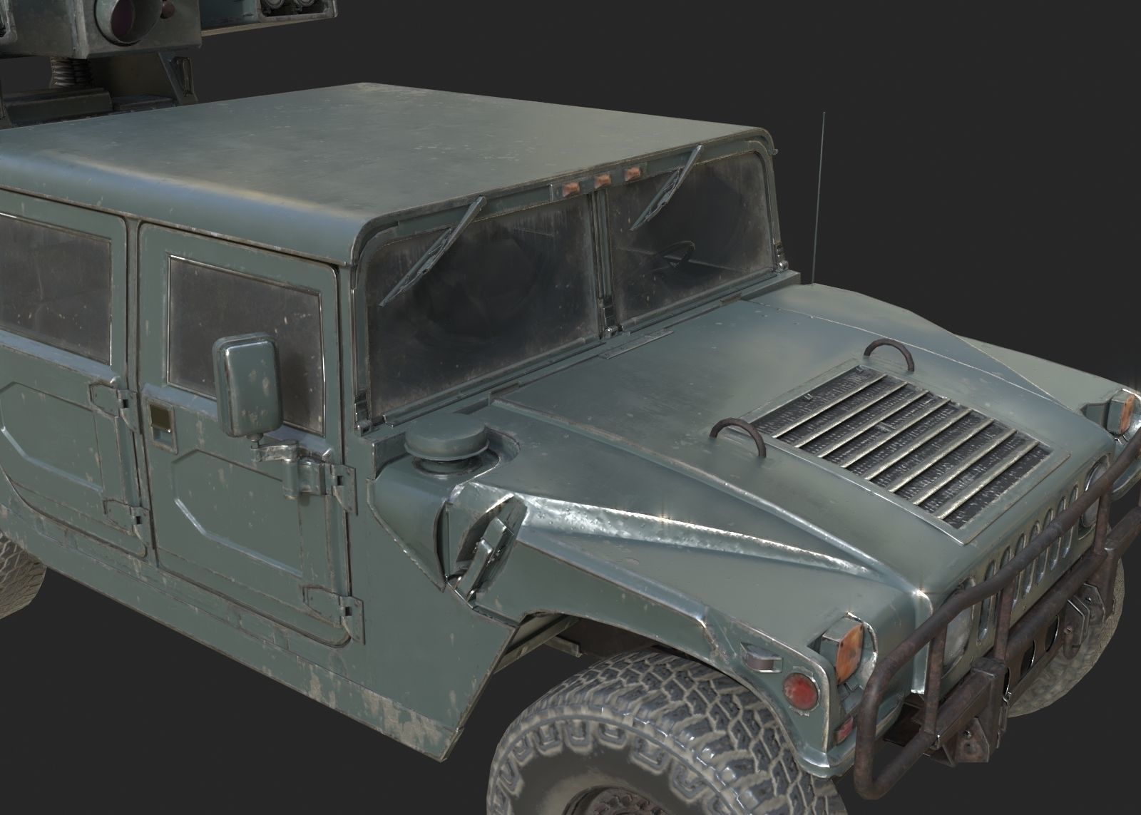 3D model 2 coatings of JSDF Type 93 Closed Arrow SAM VR / AR / low-poly ...