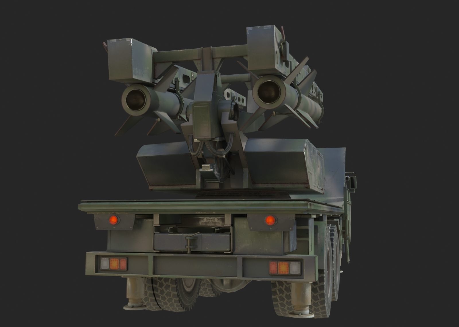 3D model PLA HQ-12 HQ12 KS-1 KS1 Kaishan-1 SURFACE-TO-AIR MISSILE ...