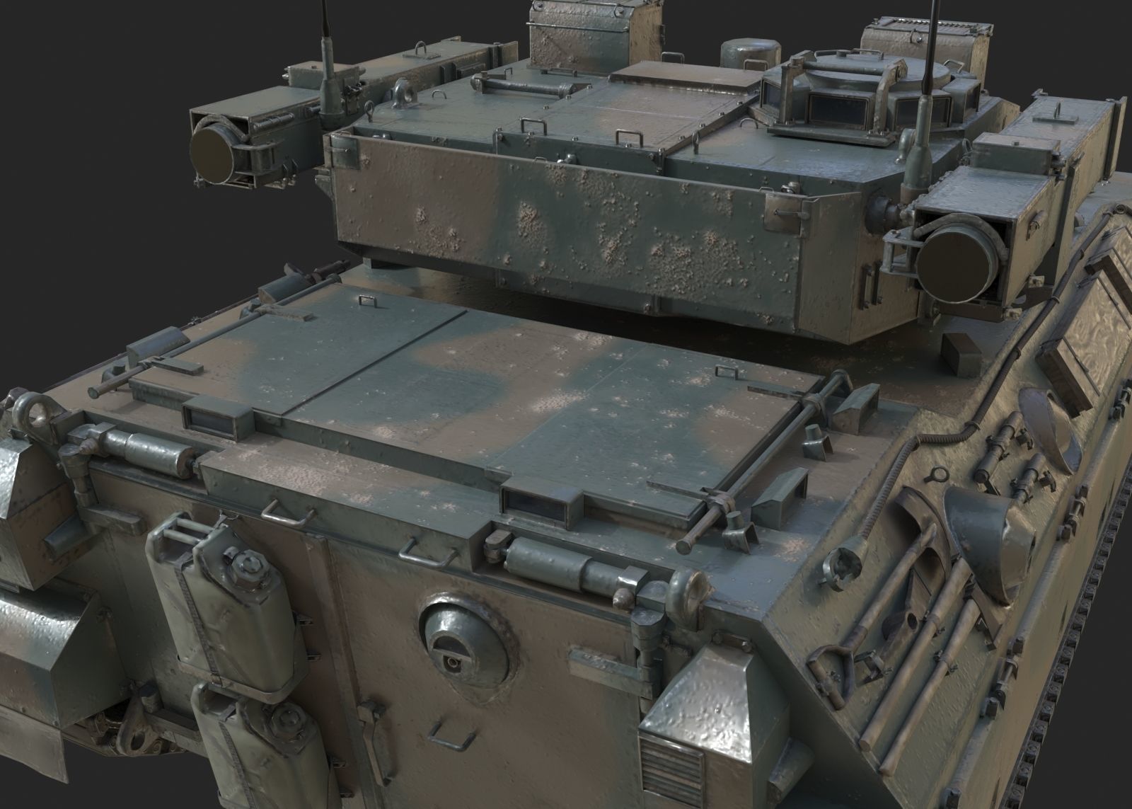 3D model 2 coatings of JSDF Type 89 Infantry fighting vehicle VR / AR ...