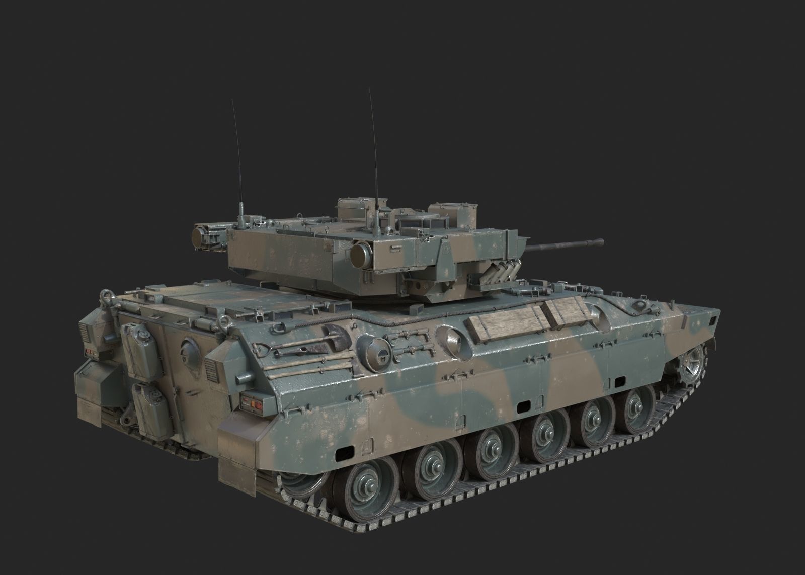 3D model 2 coatings of JSDF Type 89 Infantry fighting vehicle VR / AR ...