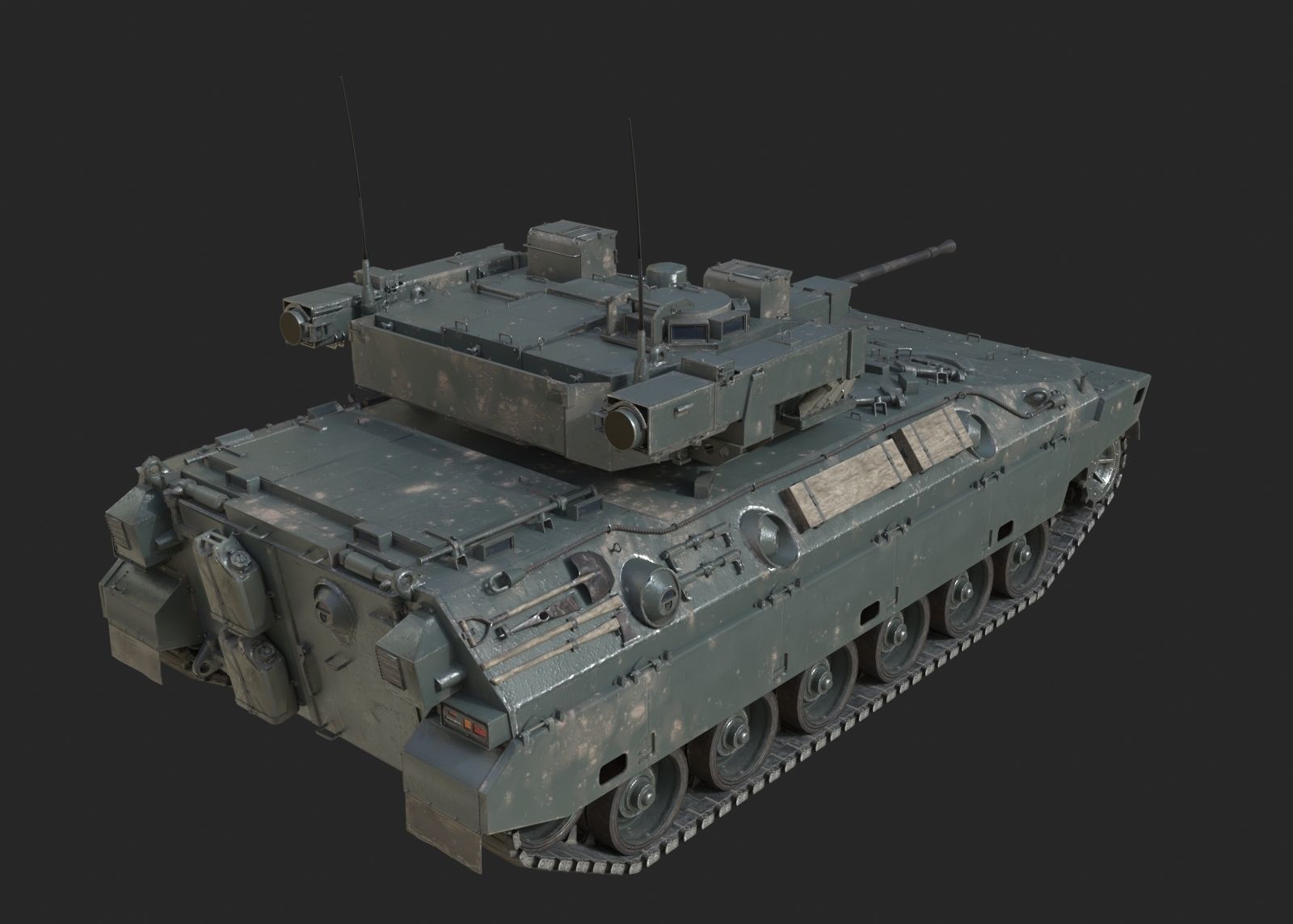 3D model 2 coatings of JSDF Type 89 Infantry fighting vehicle VR / AR ...