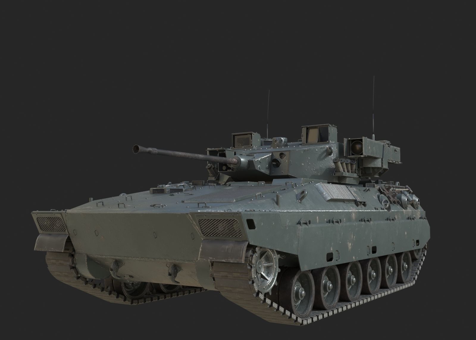 3D model 2 coatings of JSDF Type 89 Infantry fighting vehicle VR / AR ...