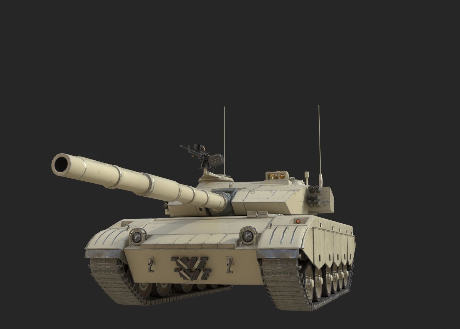 3D model 4 coatings of PLA Army ZTZ96A ZTZ-96A Main Battle Tank MBT VR ...