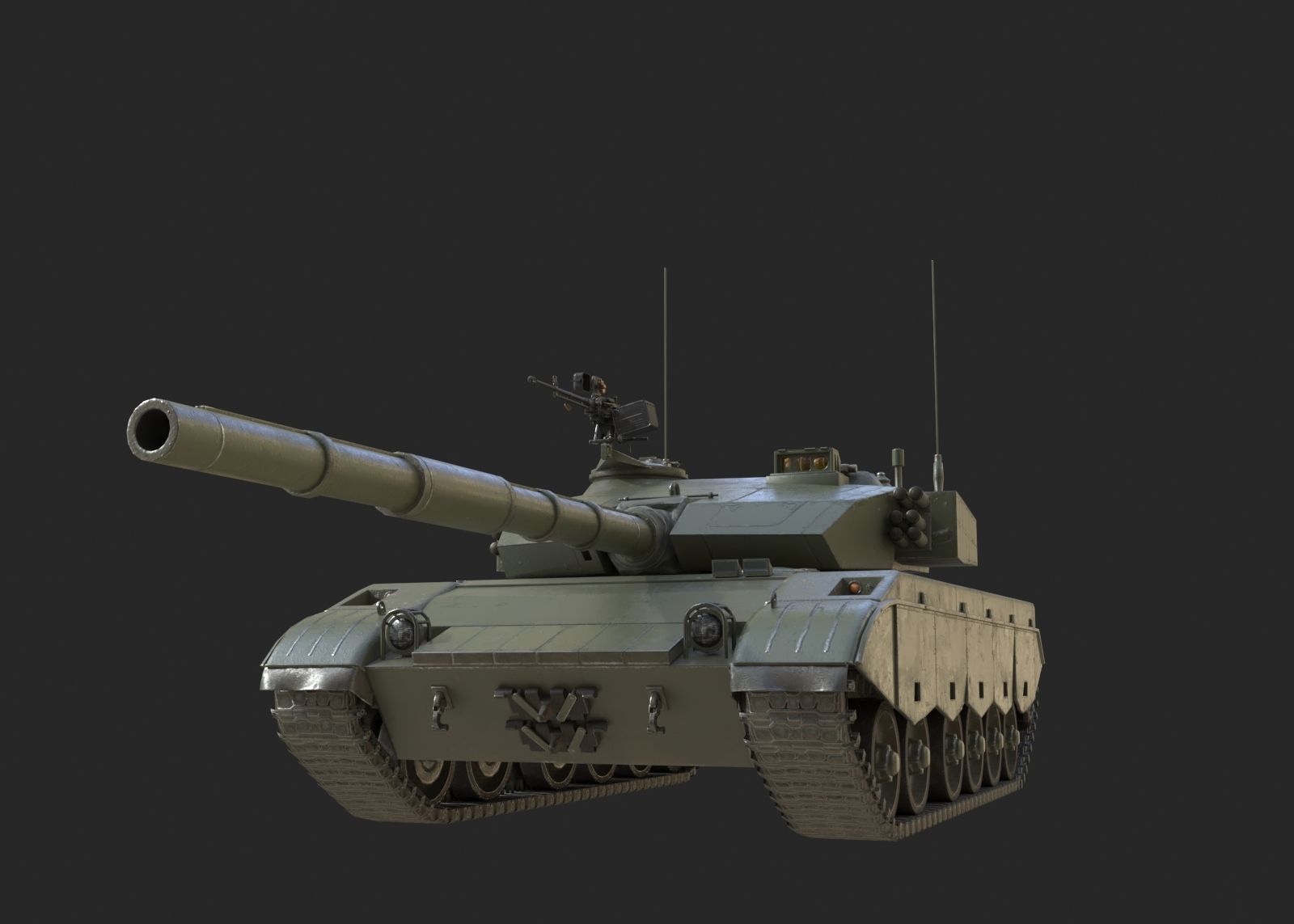 3D model 4 coatings of PLA Army ZTZ96A ZTZ-96A Main Battle Tank MBT VR / AR / low-poly | CGTrader