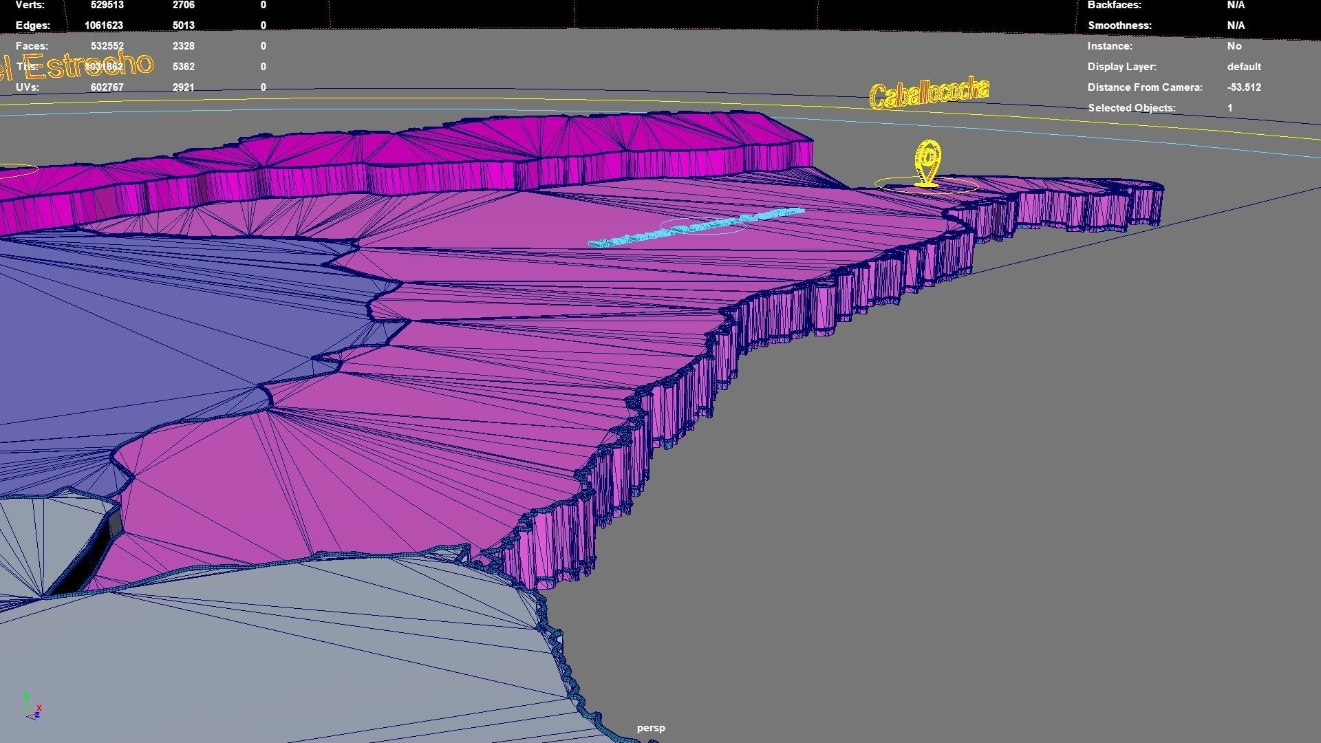 Loreto Peru map region geography political geographic 3D model rigged ...