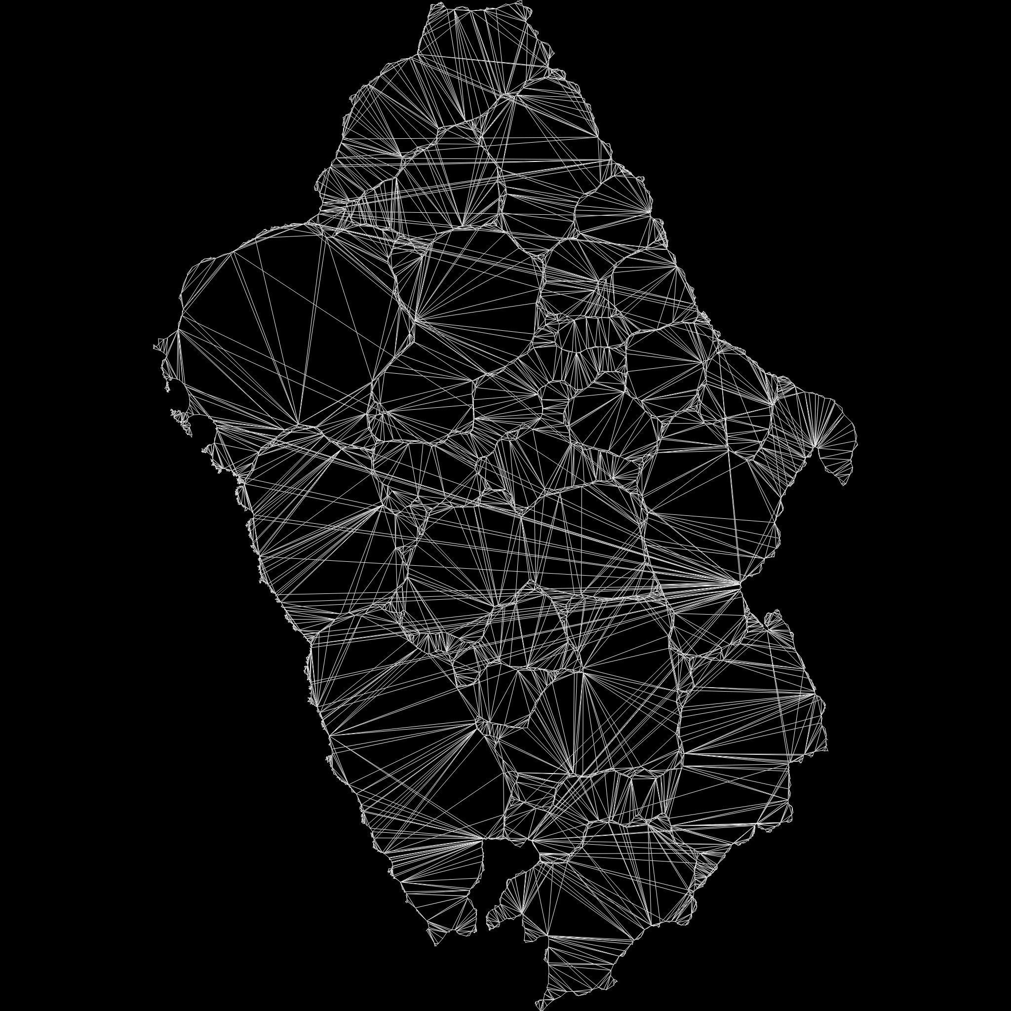 Ancash Peru map region geography political geographic 3D model rigged ...