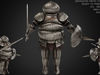 Siegmeyer of Catarina Armor with Sword and Shield for Cosplay 3D Model ...