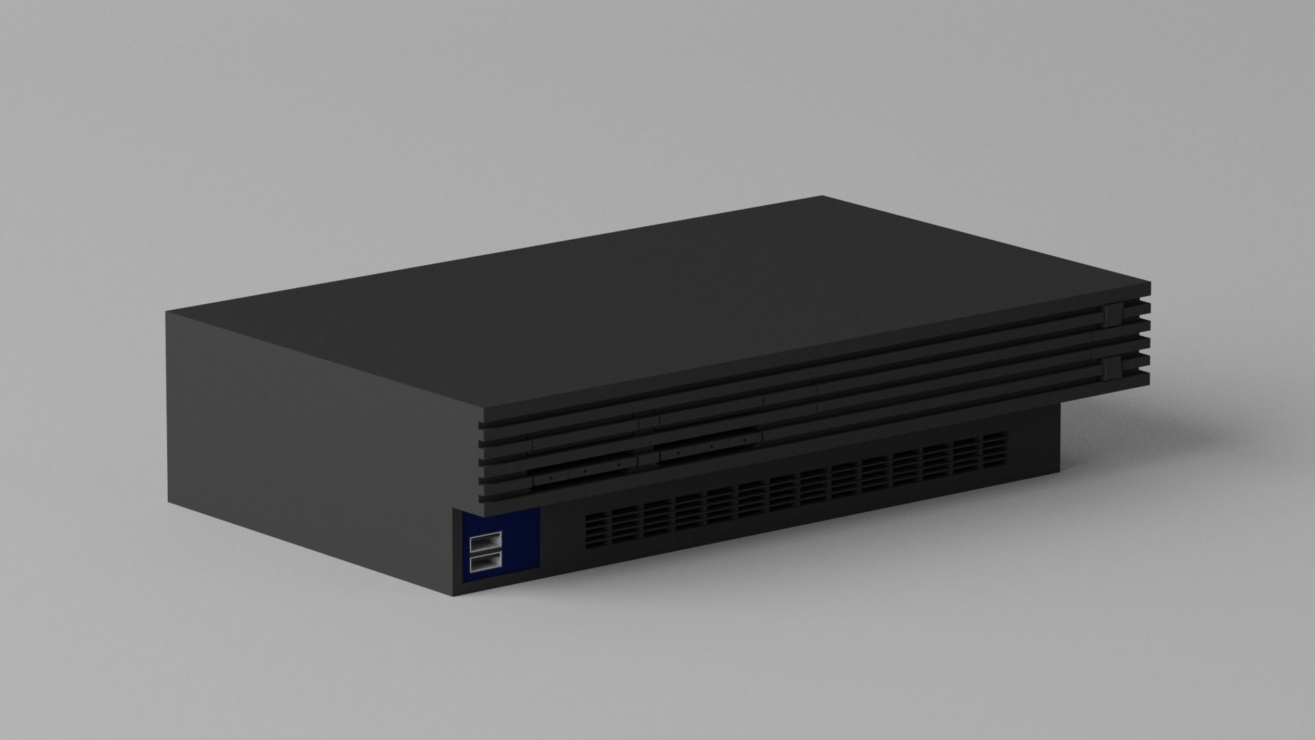 Cartoon Sony Playstation 2 Gaming Console 3D model | CGTrader