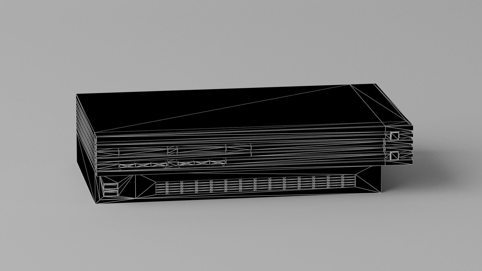 Cartoon Sony Playstation 2 Gaming Console 3D model | CGTrader