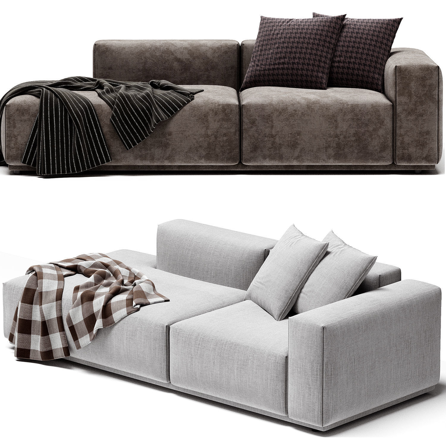 Todd Side Chaise Sofa 3D model | CGTrader